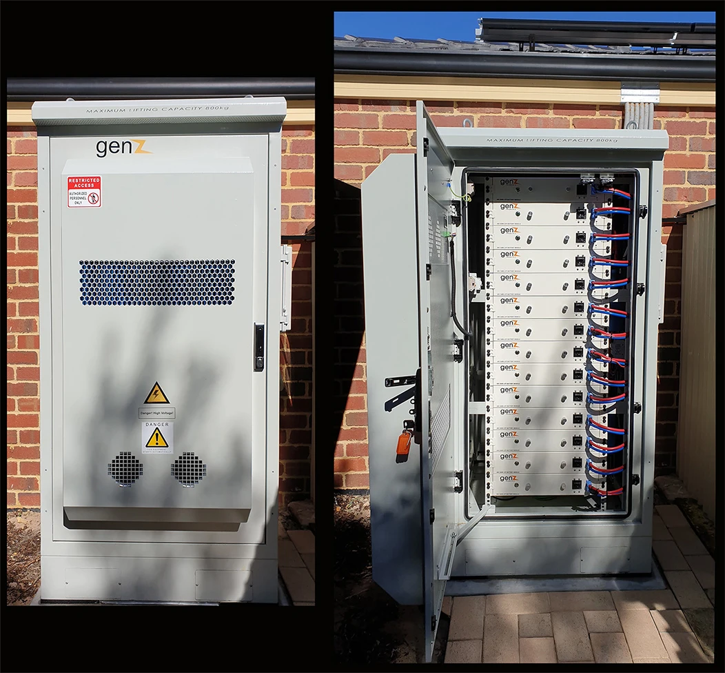 GenZ Outdoor AC Cabinet - 42RU - Front Door-Only - IP66 · genZ